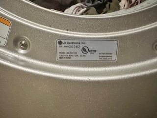 LG Tromm Dryer "Check Filter" Indicator comes on | GigMarket