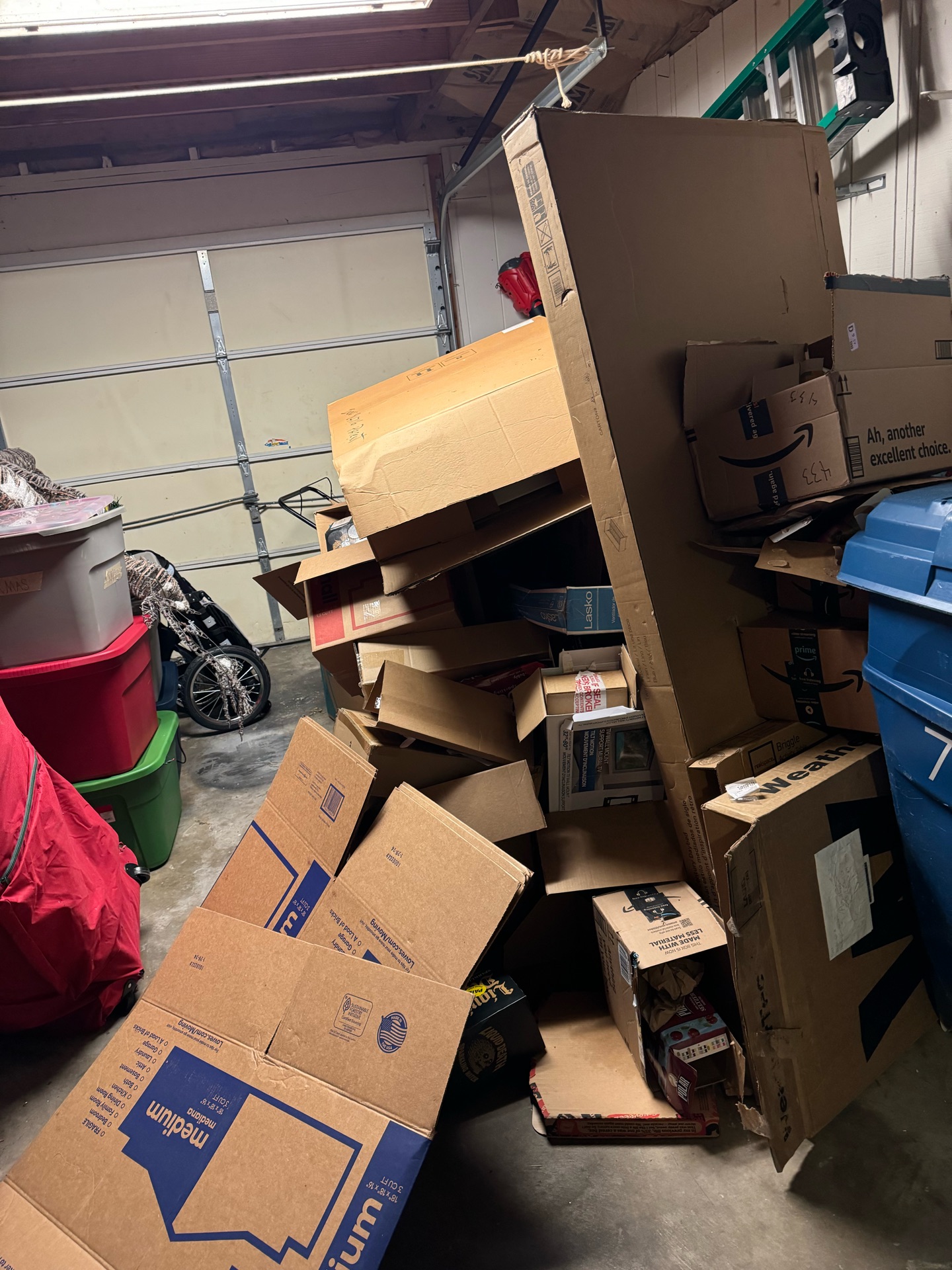 Remove huge pile of cardboard boxes | GigMarket