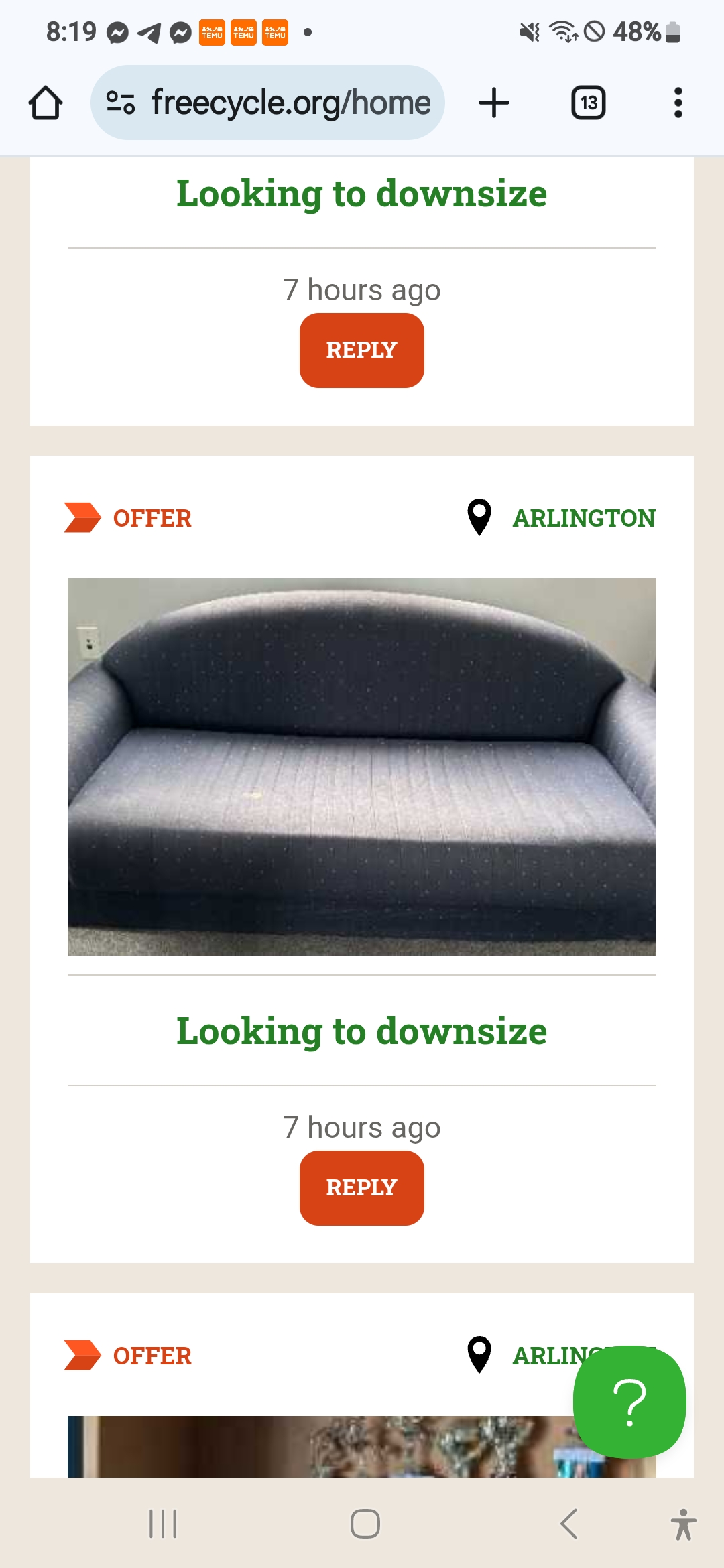 Moving a sofabed | GigMarket